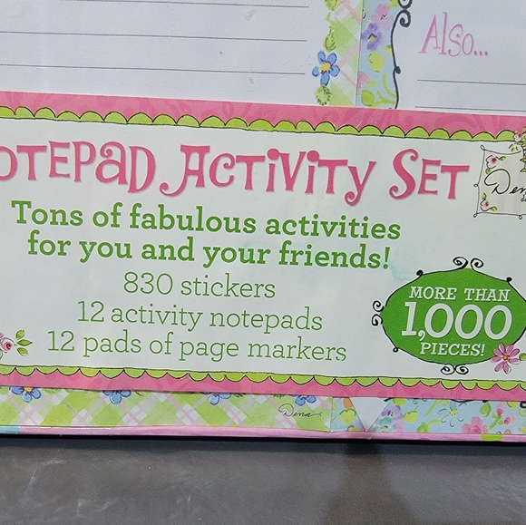 Toys | Dena Designs Activity Notepad And Sticker Set | Poshmark